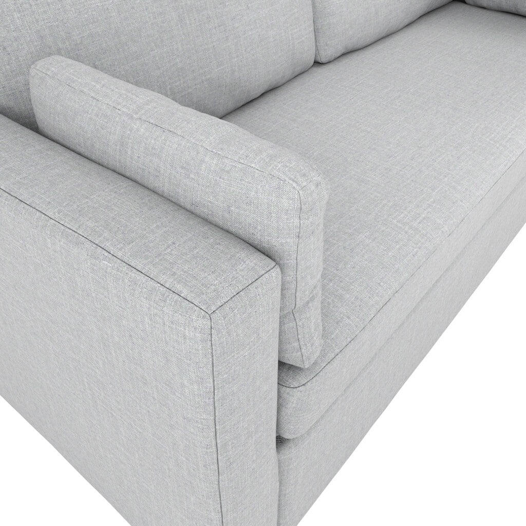 Nelwyn light grey linen 2 seater sofa – Ellie's Finishing Touches