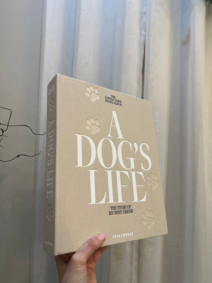 A dog’s life photo album coffee table book – Ellie's Finishing Touches