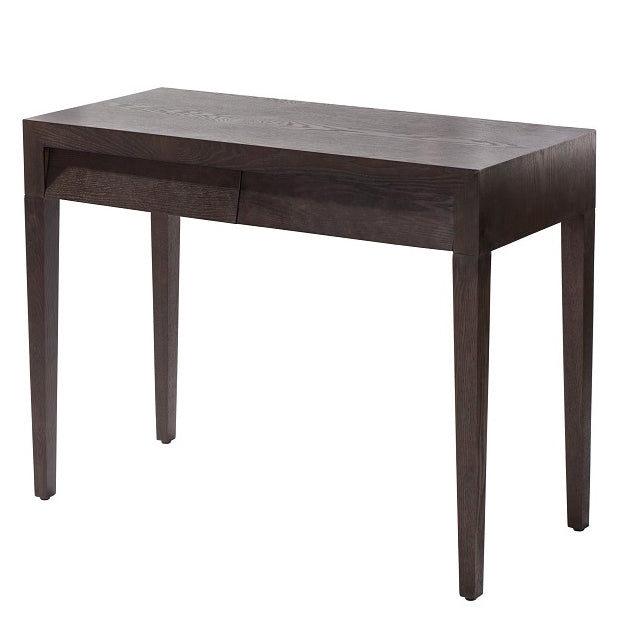Caden 2 drawer console table chocolate finish – Ellie's Finishing Touches